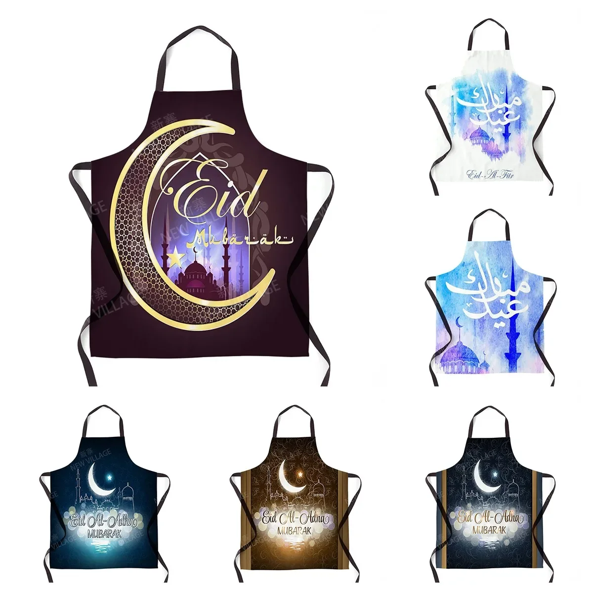 Women-s-kitchen-apron-Restaurant-chef-barber-barman-castle-magic-and ...