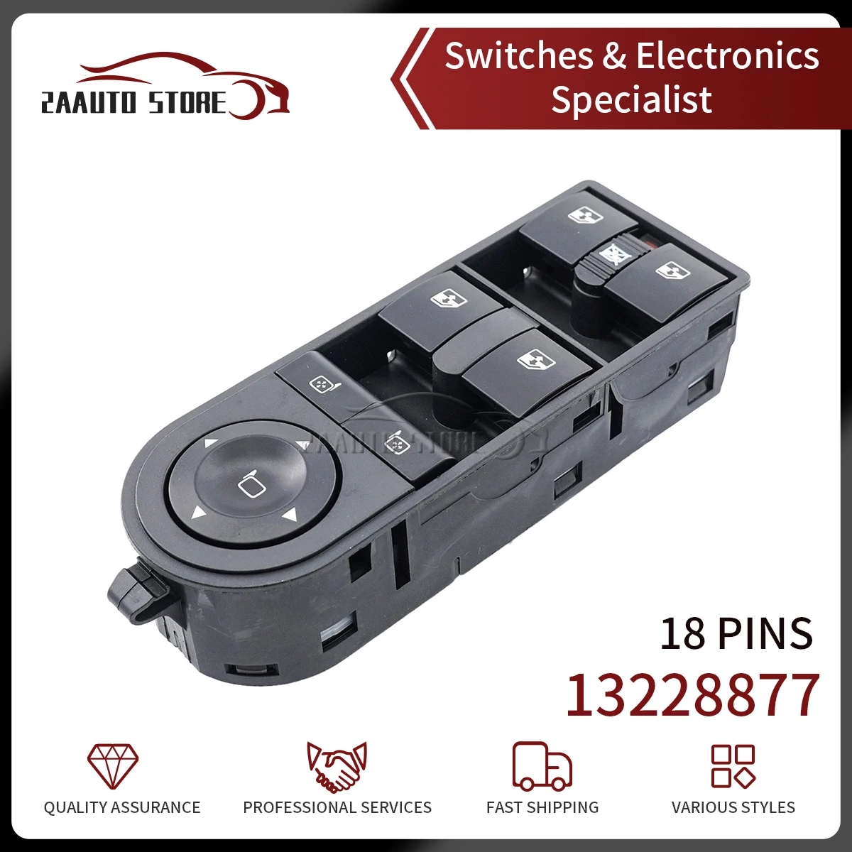 Car-Electric-Power-Window-Control-Switch-For-Opel-Astra-H-Vauxhall ...