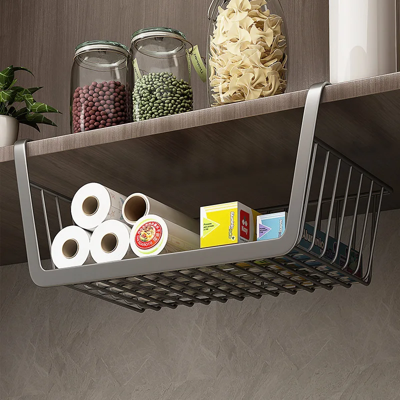 Hanging-Net-Basket-Home-Large-Capacity-Hanging-Under-The-Cabinet ...