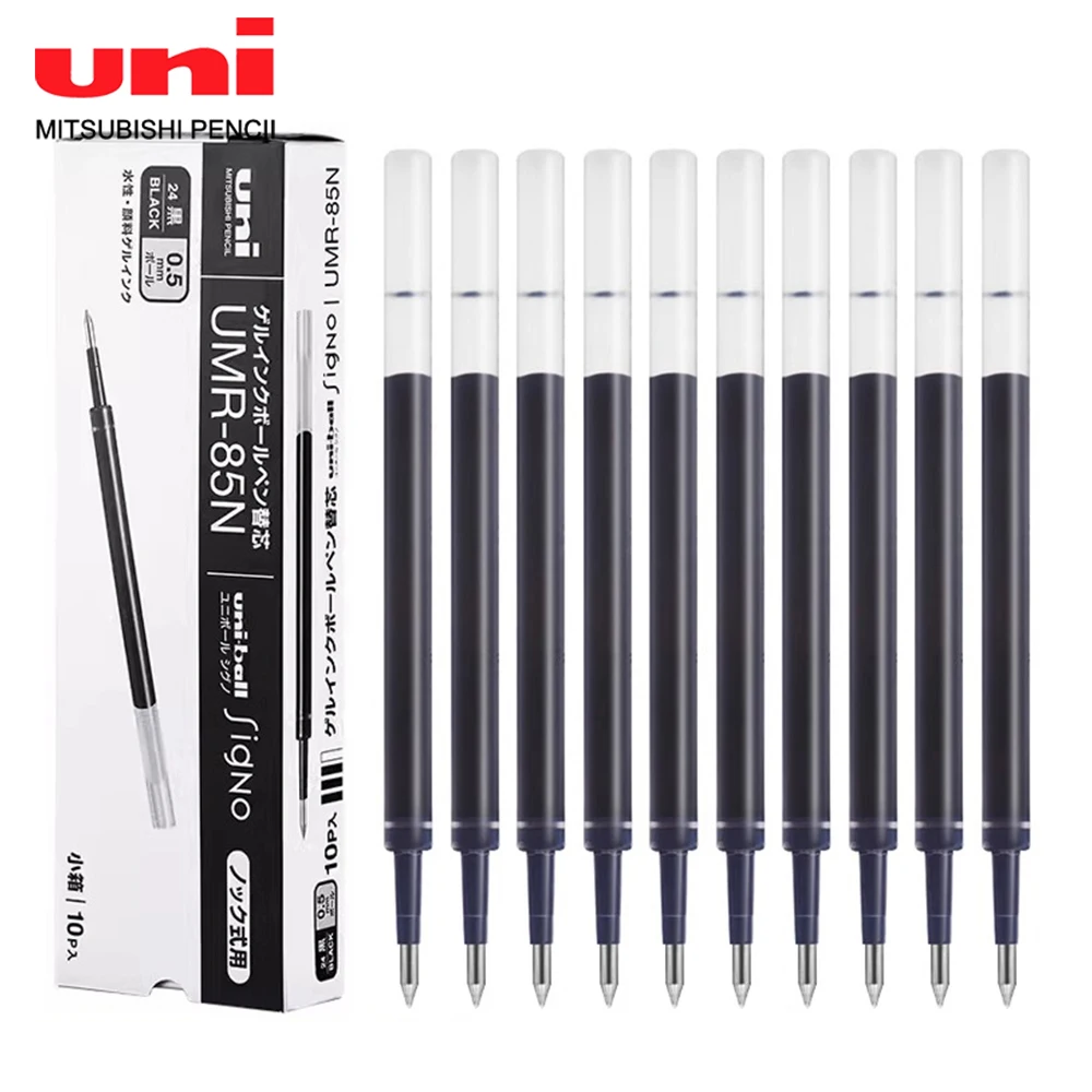 5/10pcs Japan UNI Gel Pen Refills UMR-83/85N Is Suitable for UMN-155 ...