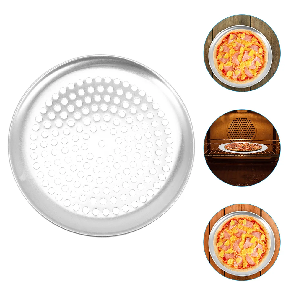 Stainless-Steel-Pizza-Pan-Round-Perforated-Pizza-Tray-Pizza-Baking-Pan ...