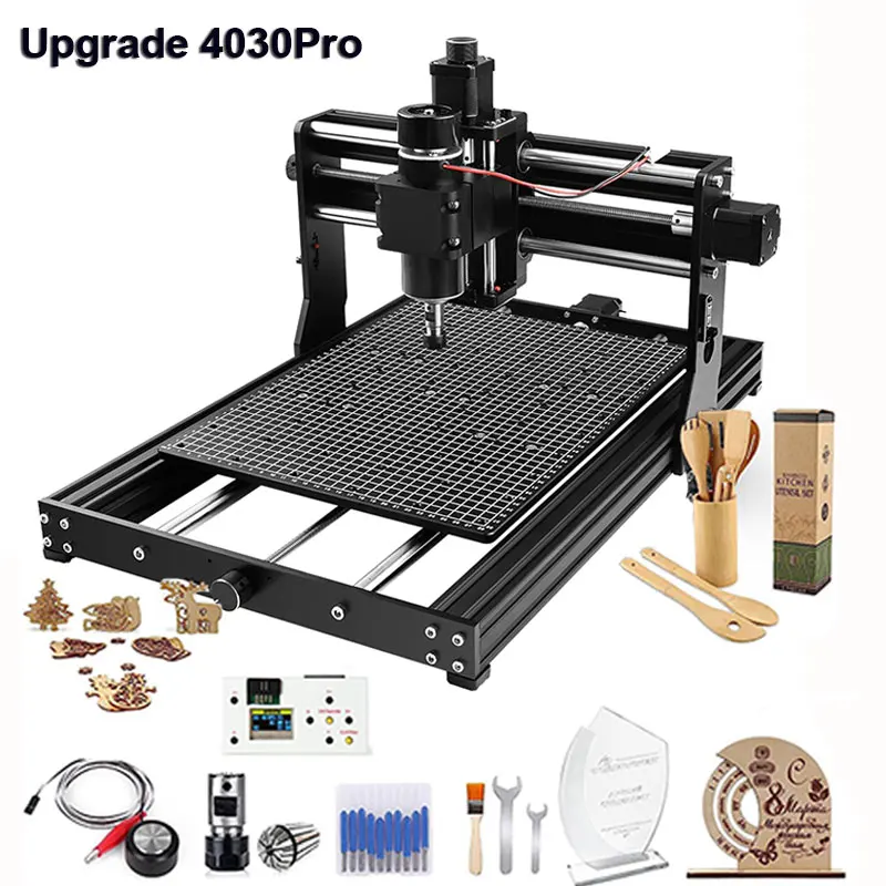 New-CNC-4030-Pro-Engraving-Machine-40W-Laser-Engraver-Working-Area-400 ...