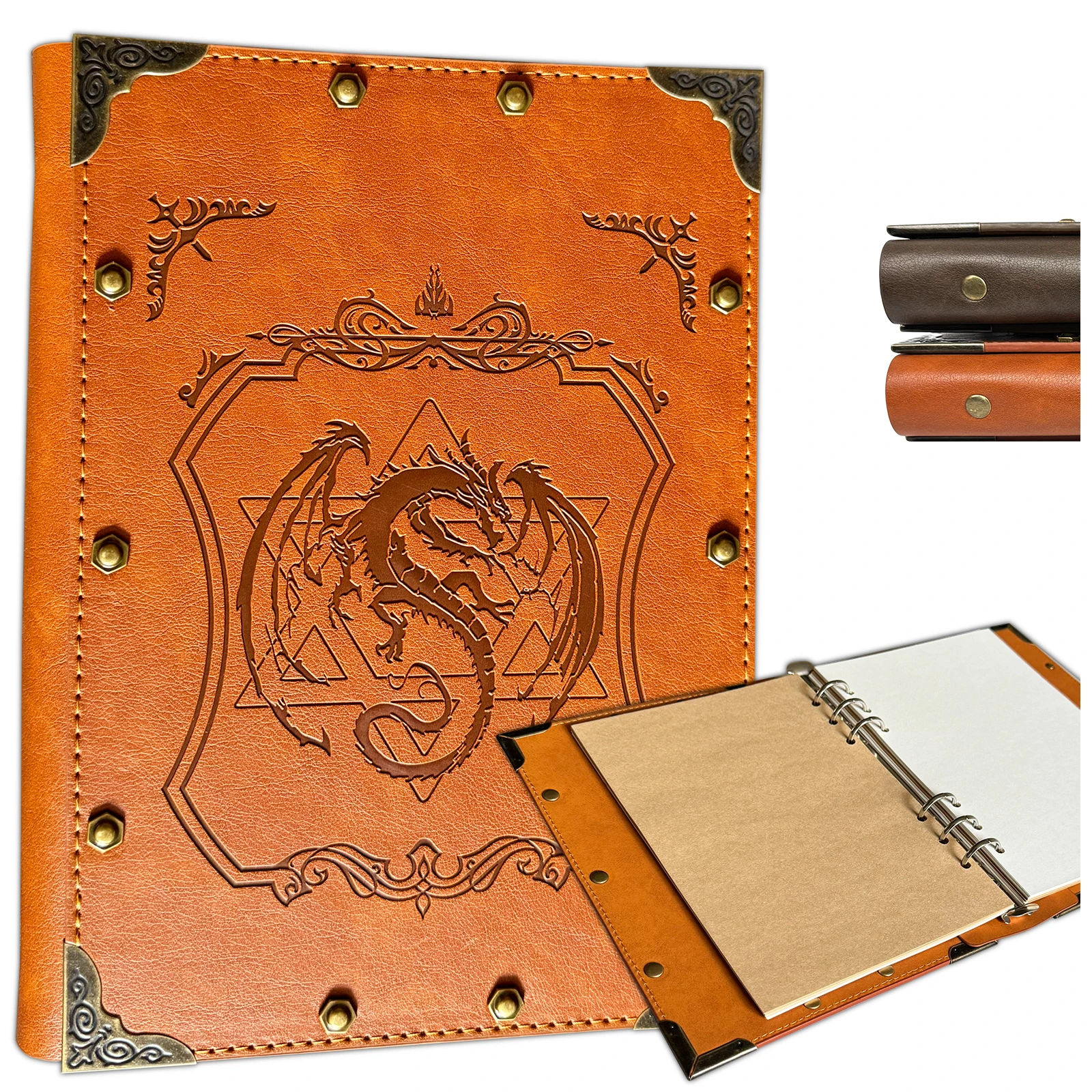 DND-Notebook-Journal-Refillable-Binder-A5-Story-Forge-400-Pages-200 ...