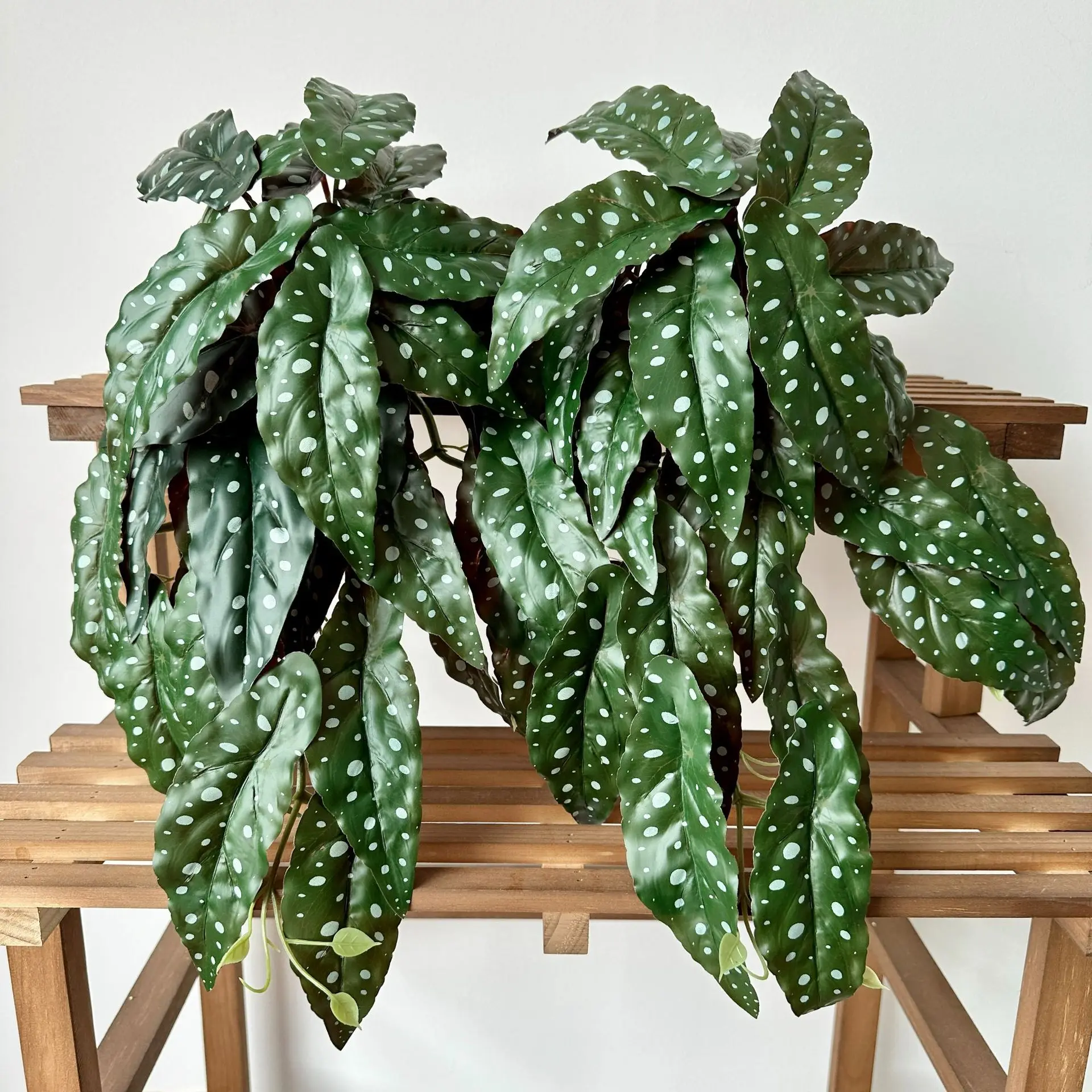 Plastic-Fake-Plants-Simulation-Bamboo-Wind-Horn-Leaf-Floral-Hotel-Lobby ...