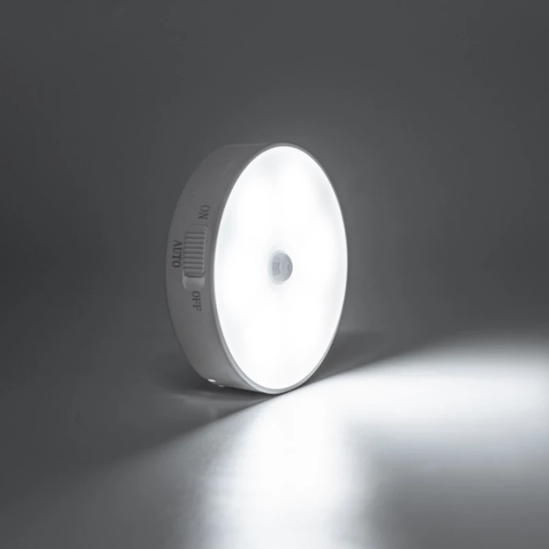 Night Light Motion Sensor LED Night Lamp USB Rechargeable For Kitchen ...