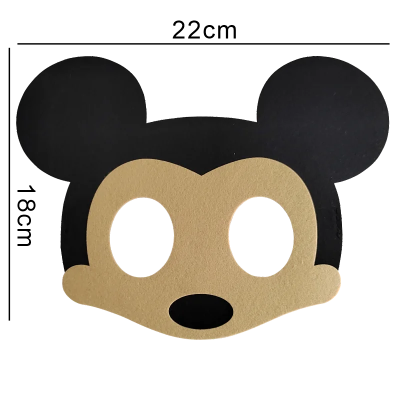 Mickey Mouse Face Mask Template