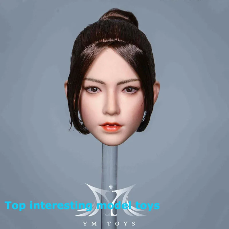 YMTOYS YMT059 1/6 cabeza de muñeca femenina de pelo largo, escultura ...