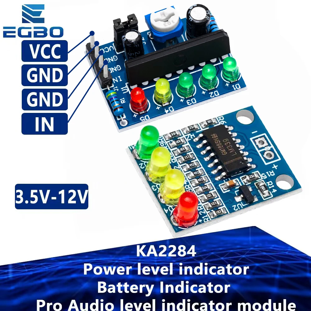 1PCS-EGBO-KA2284-Power-level-indicator-Battery-Indicator-Pro-Audio ...