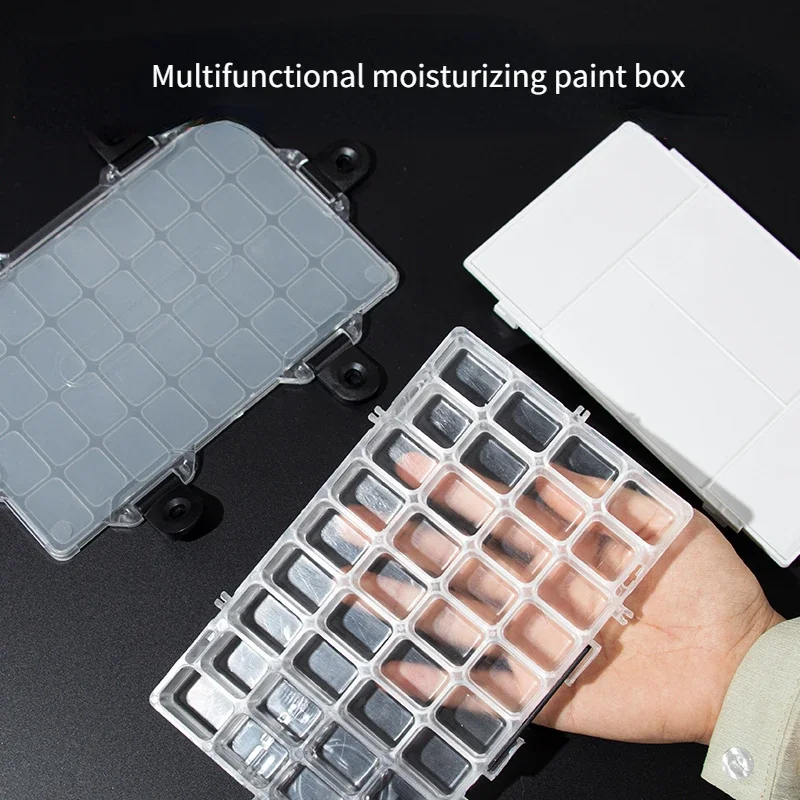 24-36-Grid-Watercolor-Acrylic-Paint-Moisturizing-Storage-Box-Portable ...
