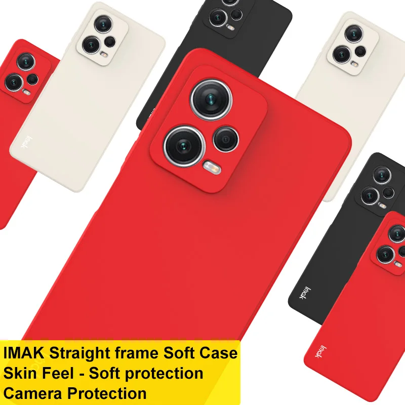 For-xiaomi-Redmi-Note-12-Pro-Case-IMAK-Thin-Soft-TPU-Straight-Frame ...