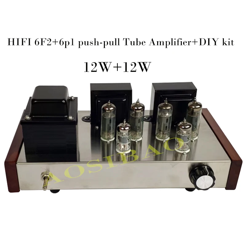 AIYIMA-SMSL-6F2-6p1-push-pull-Vacuum-tube-Amplifier-12W-12W-HIFI-Class ...