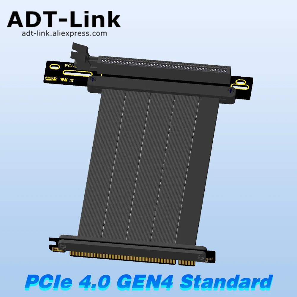 Cabo De Extensão Para Placa Gráfica Pcie 4.0 16x Placa Vertical Para 30 40 Placas Gráficas Série ...