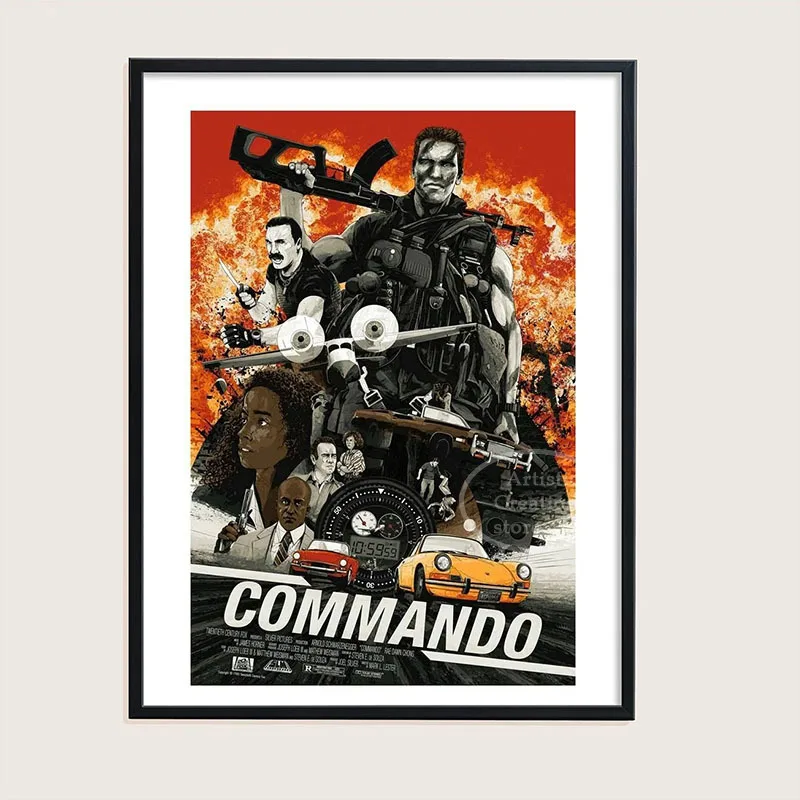 Commando 1985 Poster