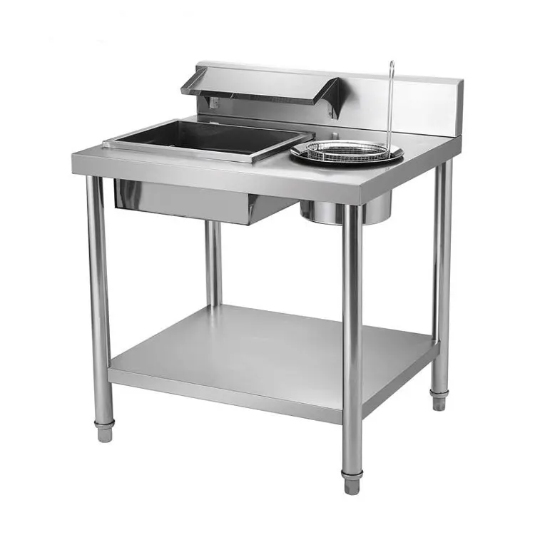 advanced-commercial-chicken-breading-table-easy-operate-manual-chicken ...