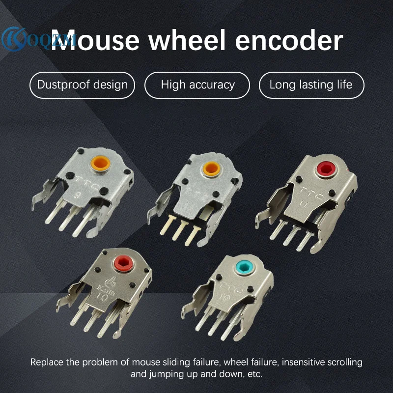For-Kailh-7-9-11MM-Rotary-Mouse-Scroll-Wheel-Encoder-With-1-74mm-Hole ...