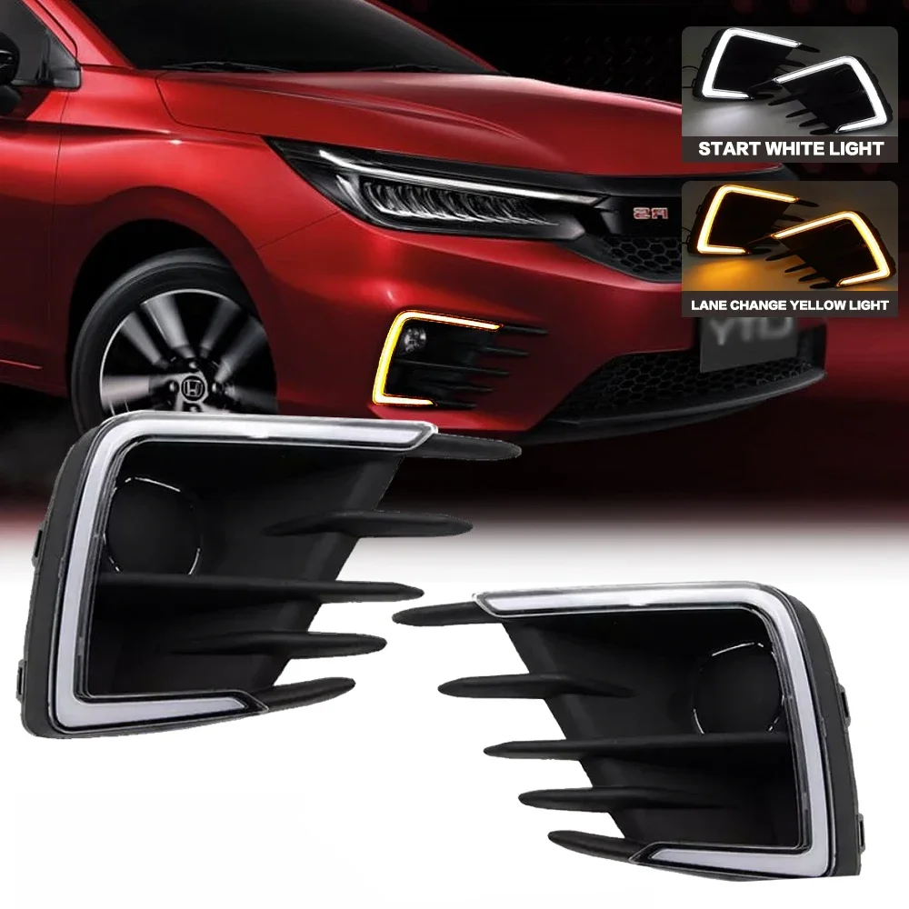 Front DRL Daytime Running Lights LED Lights for Honda City GM2 RS 2020 ...