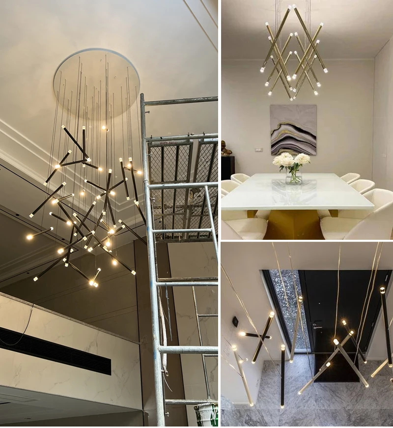 Creative Nano Tube LED Chandelier – NYRALONDON