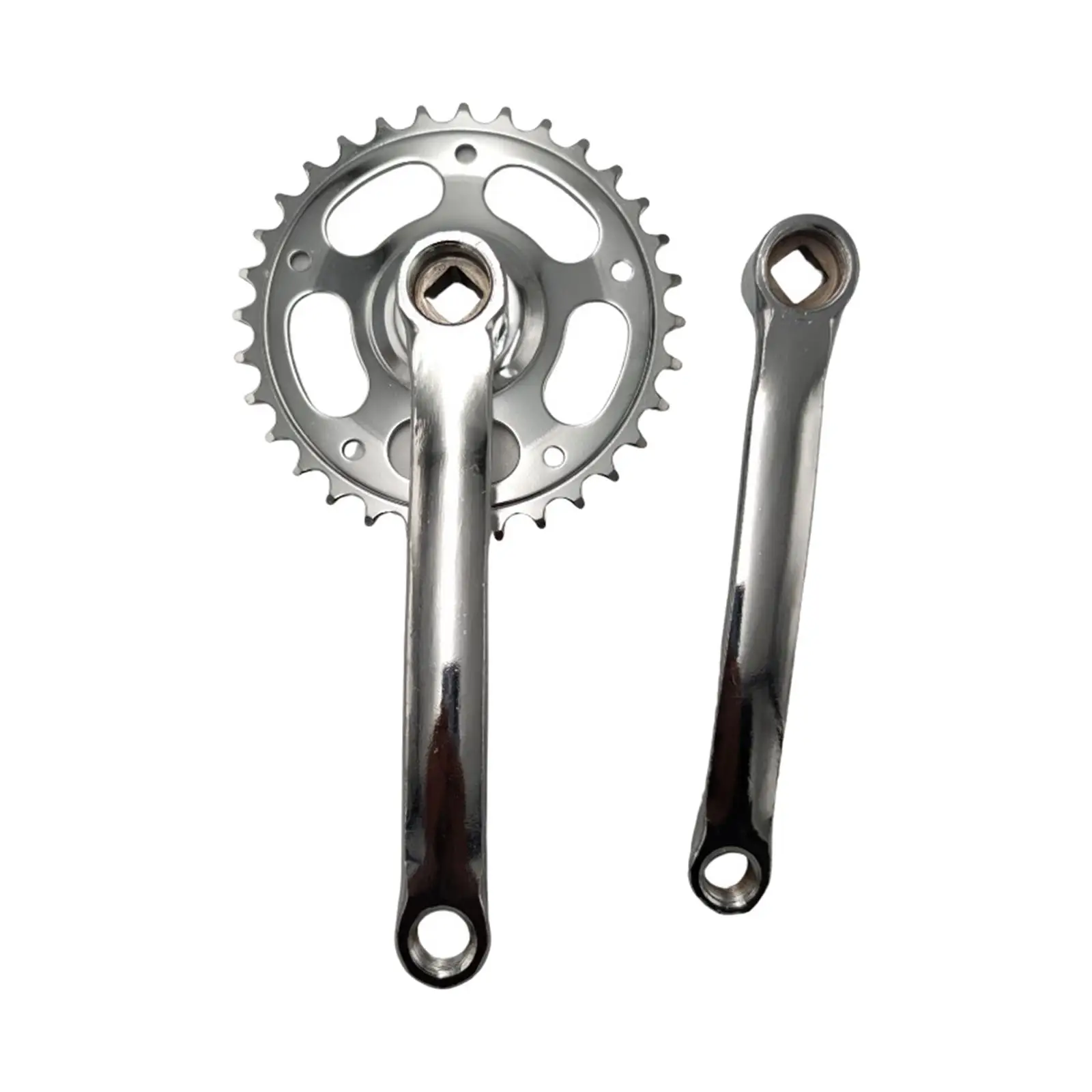 Mountain-Bike-Crank-Arm-Set-Easy-Installation-Round-Chainring-and-Crank ...