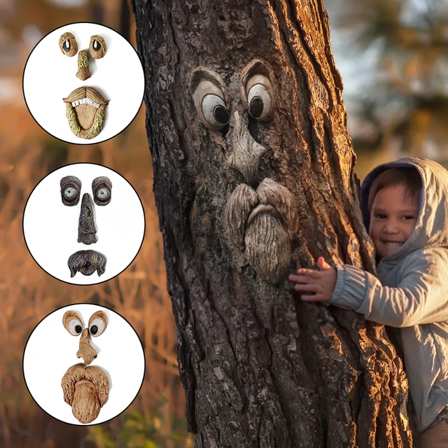 Resin Tree Face Decorations