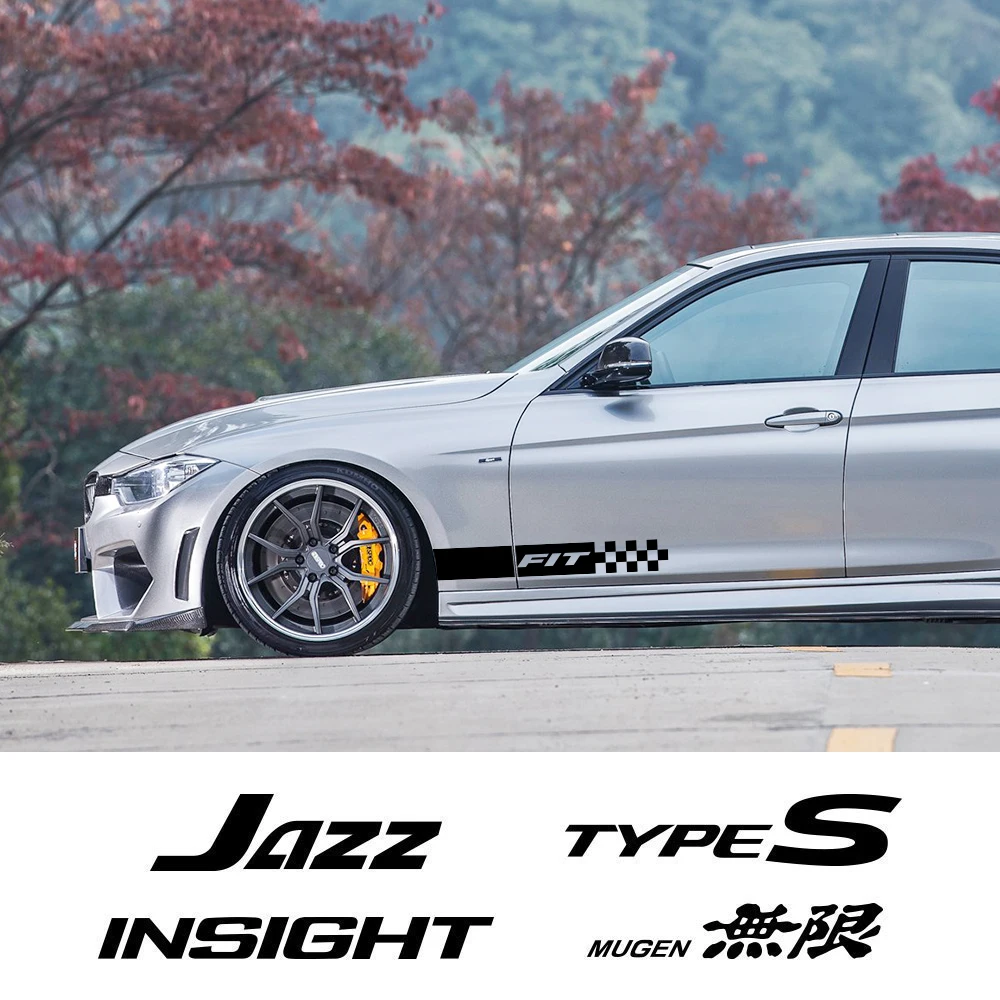 Car-Door-Side-Sticker-For-Honda-Fit-Insight-Jazz-Mugen-RR-SI-VTI-Type-R ...