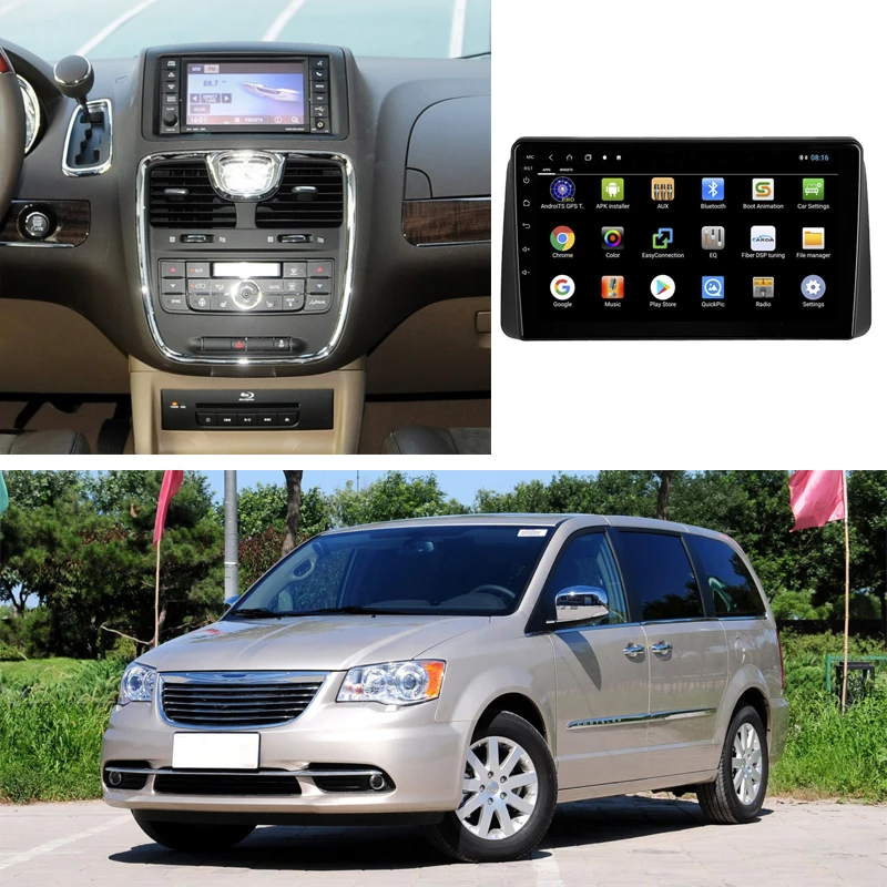 Penhui Android Car DVD Player for Chrysler Grand Voyager Car Radio ...