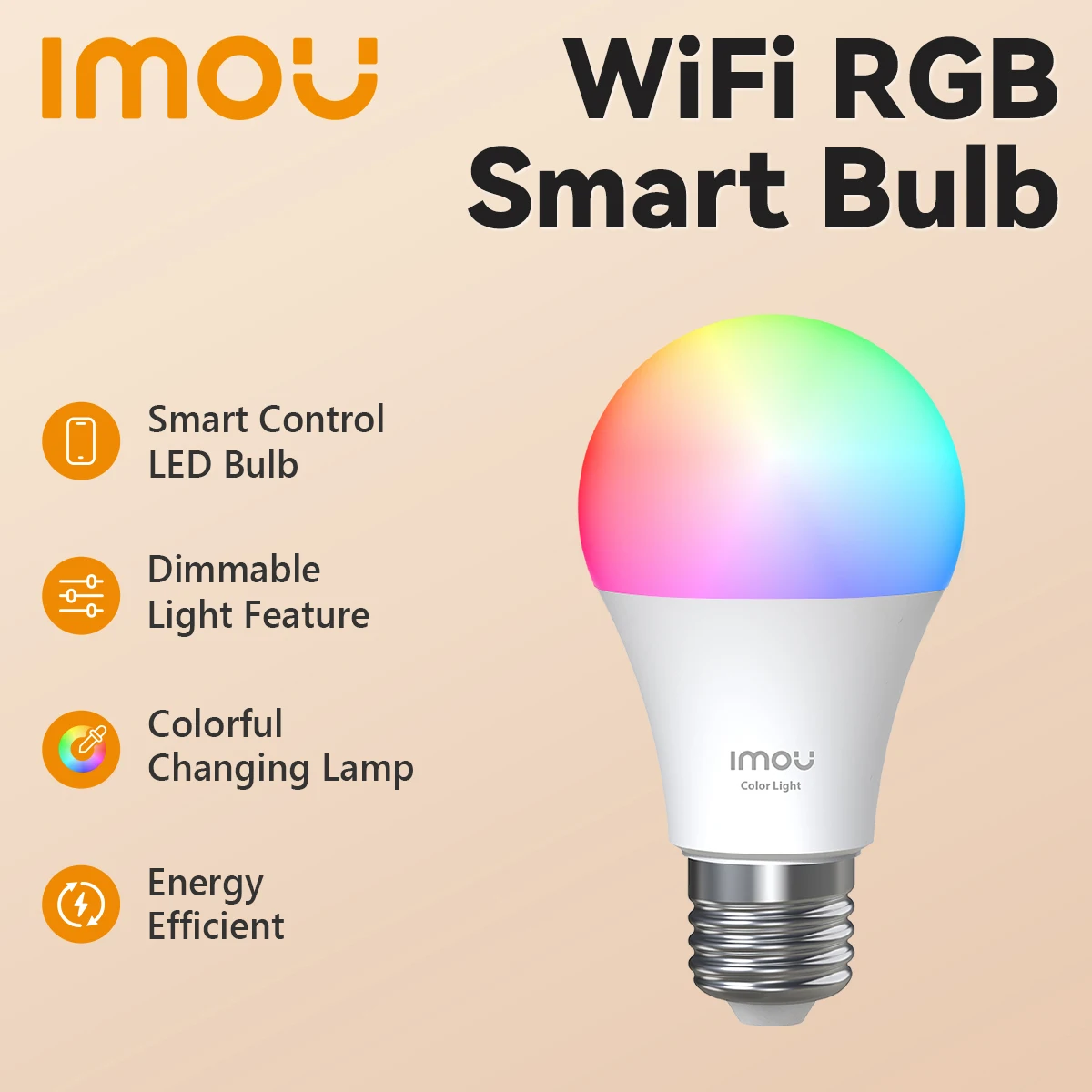 IMOU-Wi-Fi-RGB-Bulb-Smart-Control-Lamp-Base-Dimmable-Light-Led-Lamp ...