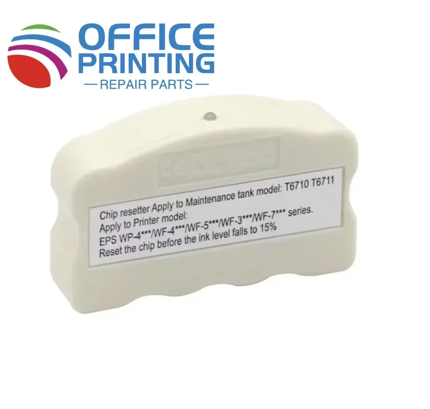 T6711 Maintenance Box/Chip/Resetter For Epson WF-3520 3530 3540 3620 ...