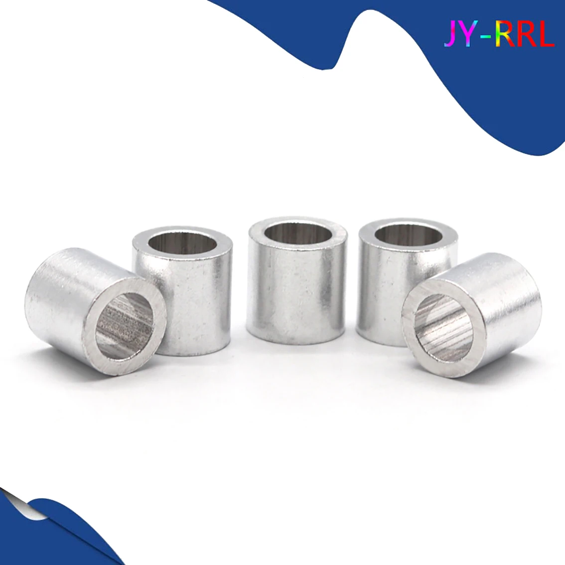 Steel-Wire-Cable-Rope-Fixing-Clip-Single-Hole-Sleeves-Aluminum-Ferrule ...