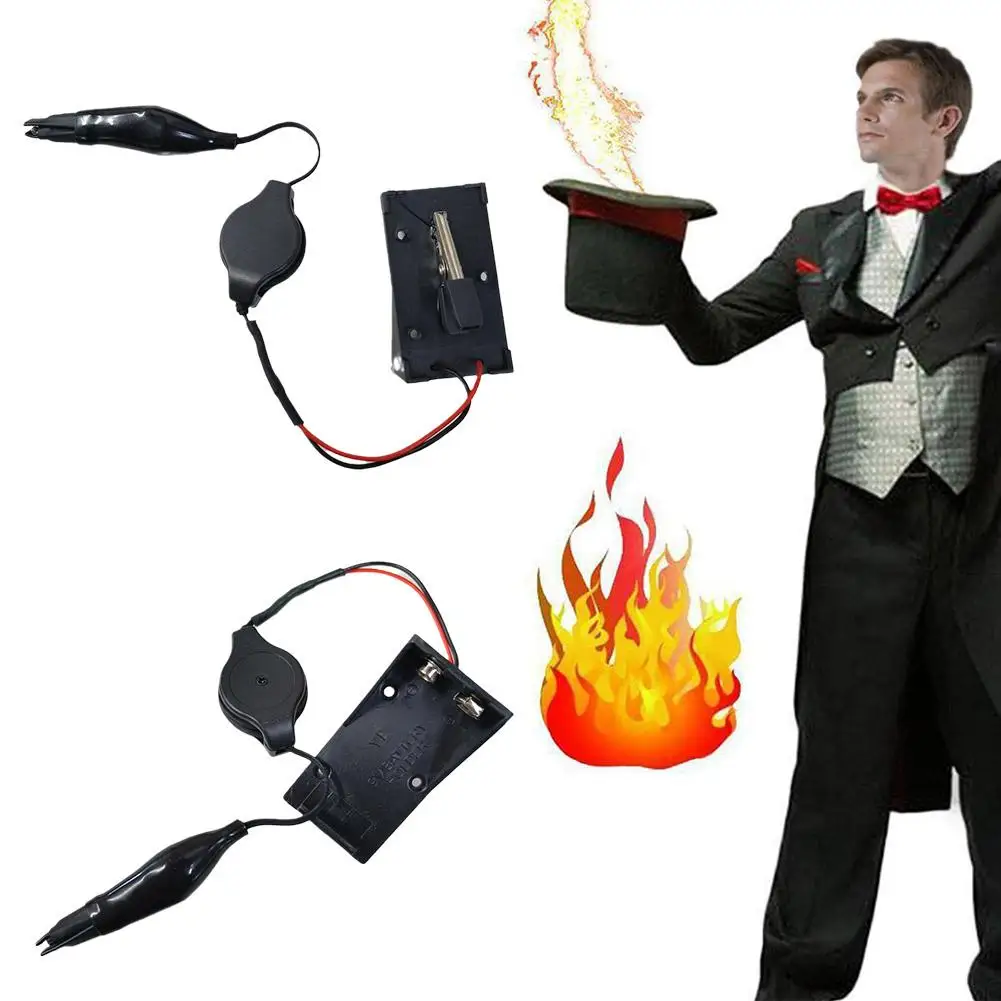 Fire-Tricks-Electronic-Fire-Ball-Launcher-Magic-Flamethrower-Stage ...