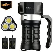 Sofirn SD01 Pro10000LM 강력한 다이빙 라이트 3 * XHP50.2 자기 제어 스위치와 스쿠버 다이빙 손전등 수중 토치