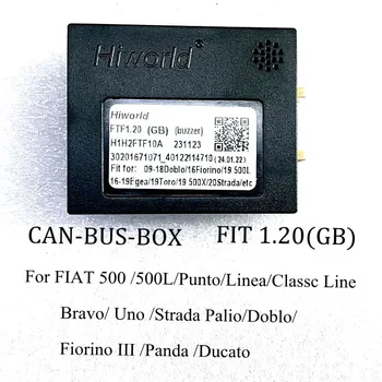 HW HiWorld CANBUS FT1.2 Wiring Harnss For Fiat 500L/Doblo Bravo PANDA ...
