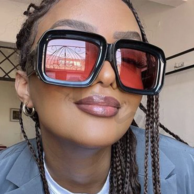 Retro-Big-Square-Sunglasses-For-Women-New-Fashion-Brand-Unique ...