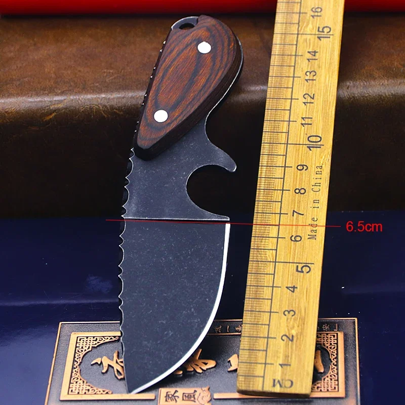 Camping-collection-small-hunting-knife-stone-wash-pocket-straight-knife ...