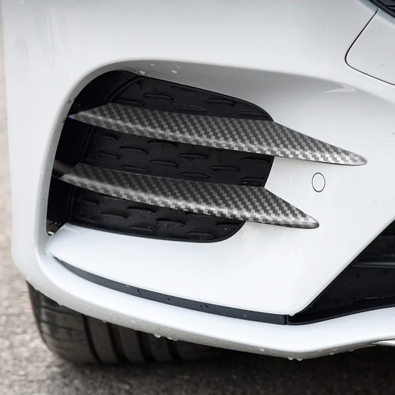 Air-Intake-Grille-Slats-Trim-Decoration-Car-Front-Fog-Lamp-Strips-Trim ...