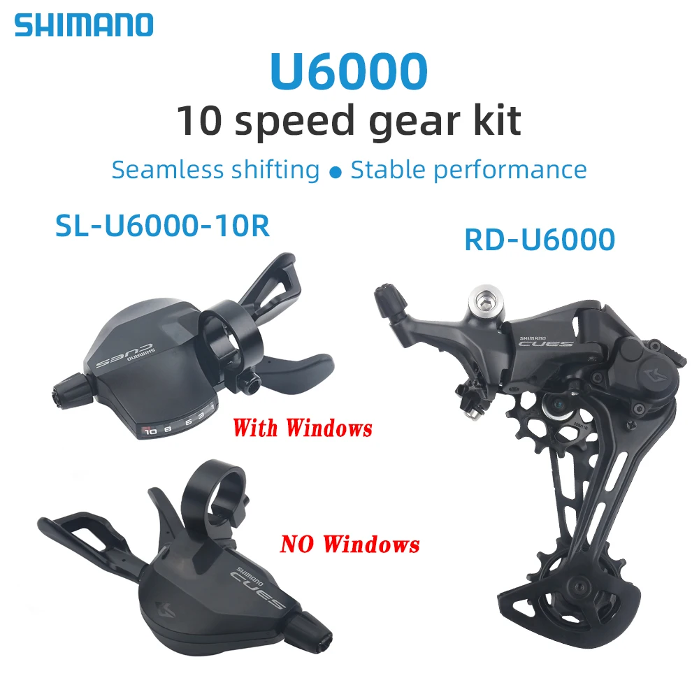 SHIMANO-CUES-U6000-Groupset-10s-Shifter-Lever-SL-U6000-Rear-Derailleur-RD-U6000-For-Mountain ...