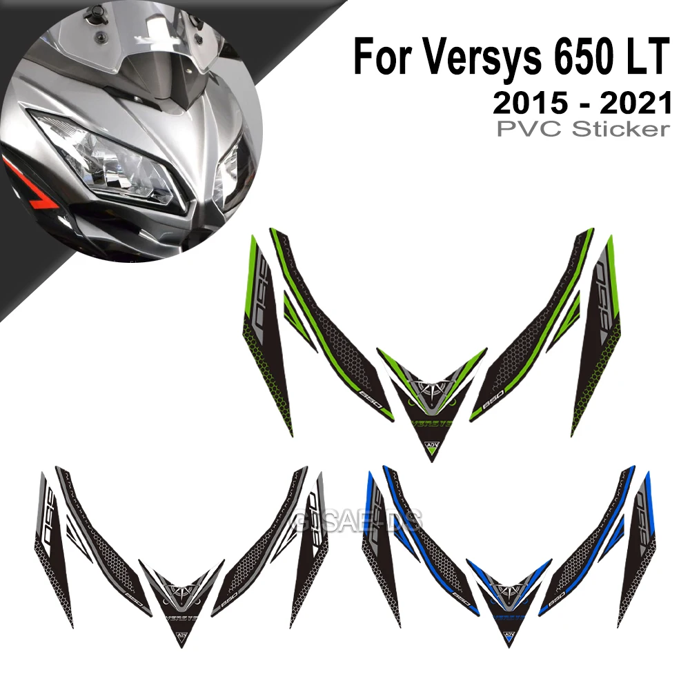 Versys 650LT Motorcycle Tank Pad Body Fairing Cover Fende Stickers ...