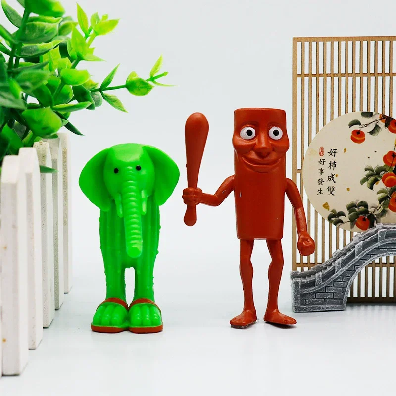 Brain Rot Toys Tung Tung Sahur Figure - Figures AI Meme Stick Man ...