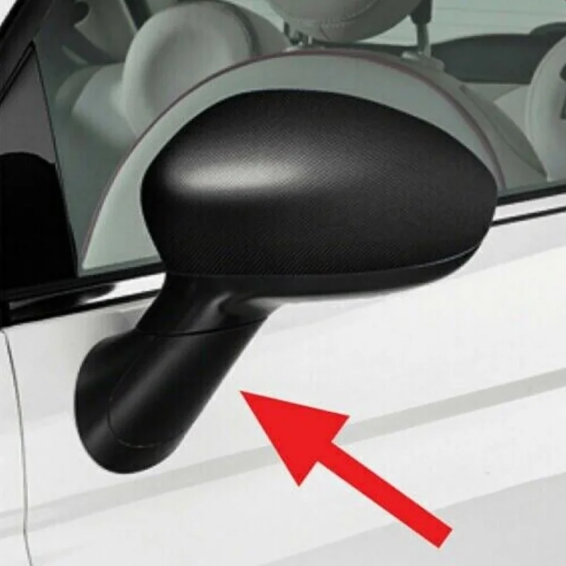 For Fiat Grand Punto 735596884 Rear View Mirror Cover Black Car Side ...