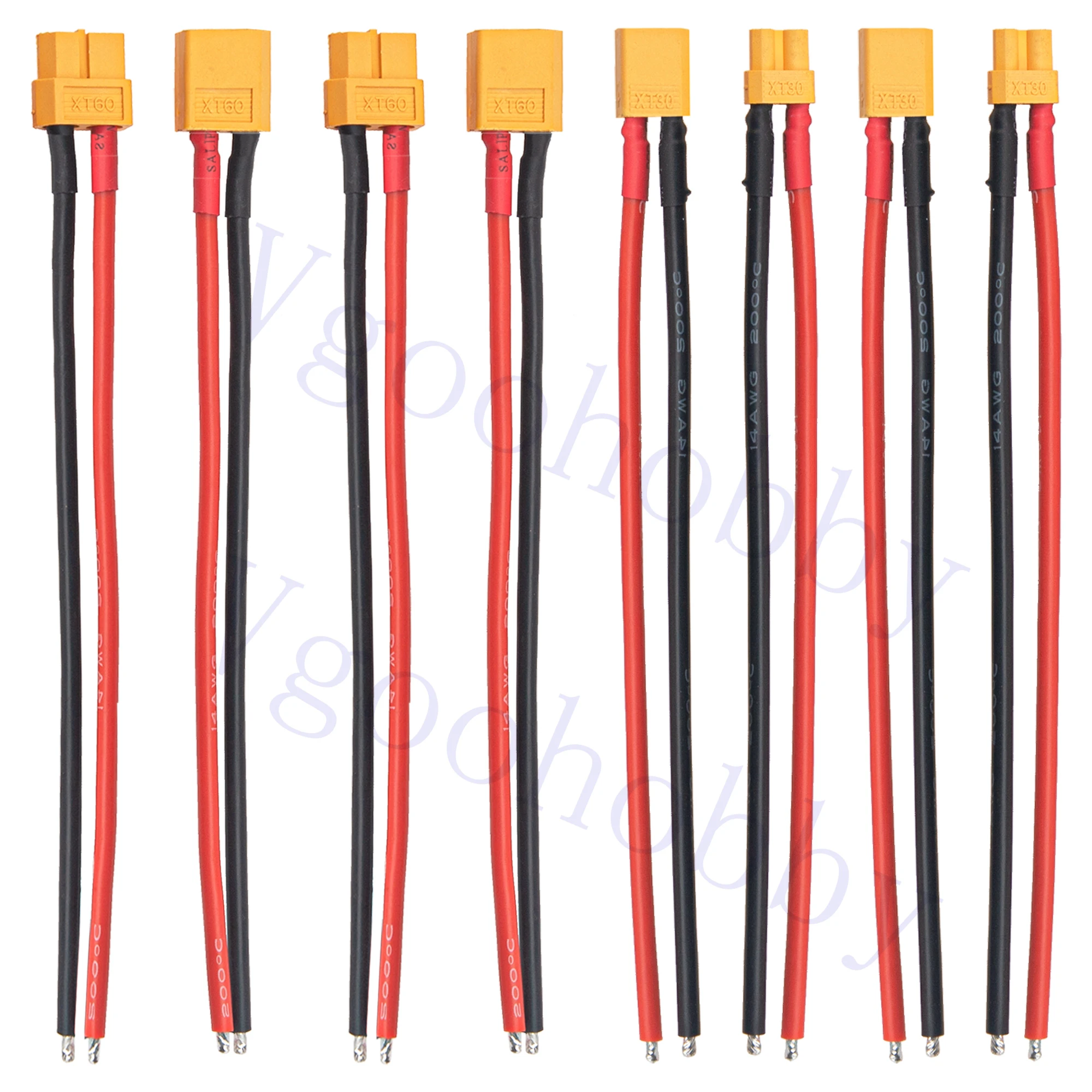 8Pcs-5-9-XT30-Plug-XT60-XT-60-Plug-Male-Female-Connector-Adapter-with ...