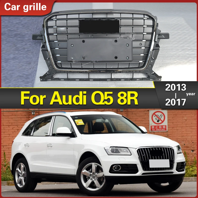 Car-Front-Grille-For-SQ5-Style-Car-Front-Bumper-Mesh-Grille-Grill-Fit ...