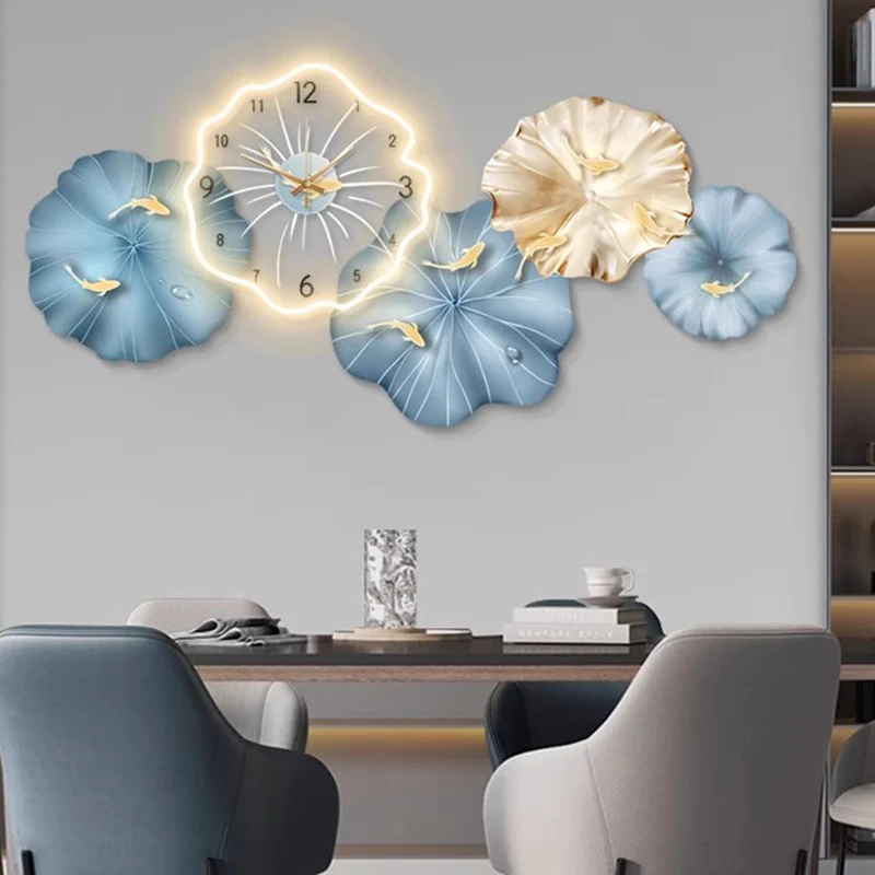 Led-Digital-Wall-Clocks-Living-Room-Art-Mural-Luxury-Mechanism-Interior ...