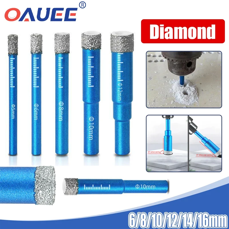 Oauee-Tile-Hole-Opener-Diamond-Coated-Core-Drill-Bit-Dry-Drilling-Glass ...