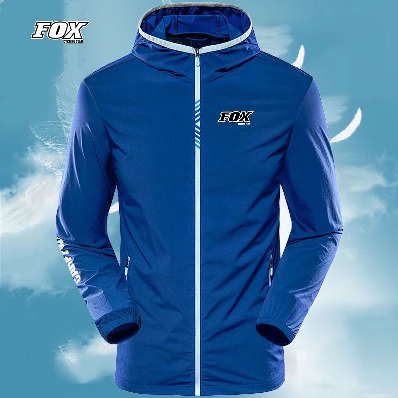 Fox-Cycling-Team-Waterproof-Cycling-Jacket-Windbreaker-Ultralight ...
