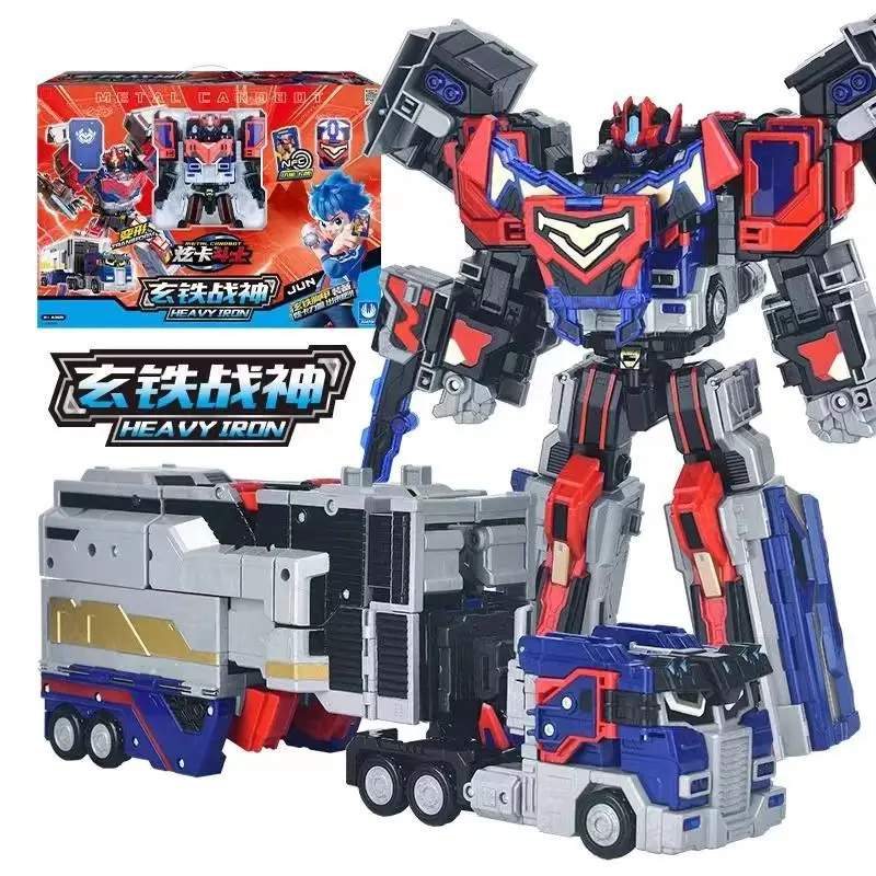 Metal-Cardbot-HEAVY-IRON-Trailer-Cargo-Truck-Transforming-Robot-Car ...