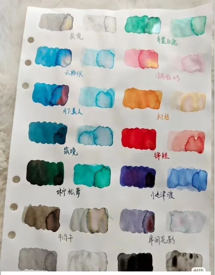 Dream-Ink-Family-5ml-X-50colors-Full-Set-Sample-Ink-Fountain-Pen ...