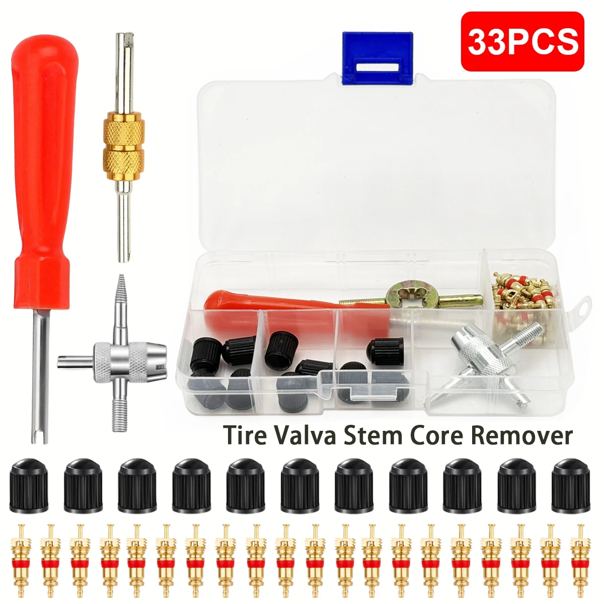 Car-Bicycle-Slotted-Handle-Tire-Valve-Stem-Core-Remover-Screwdriver ...