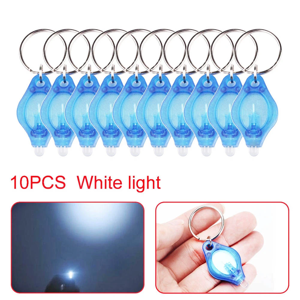 10pcs/lot Micro Led Keychain Light Portable LED Flashlight for home ...