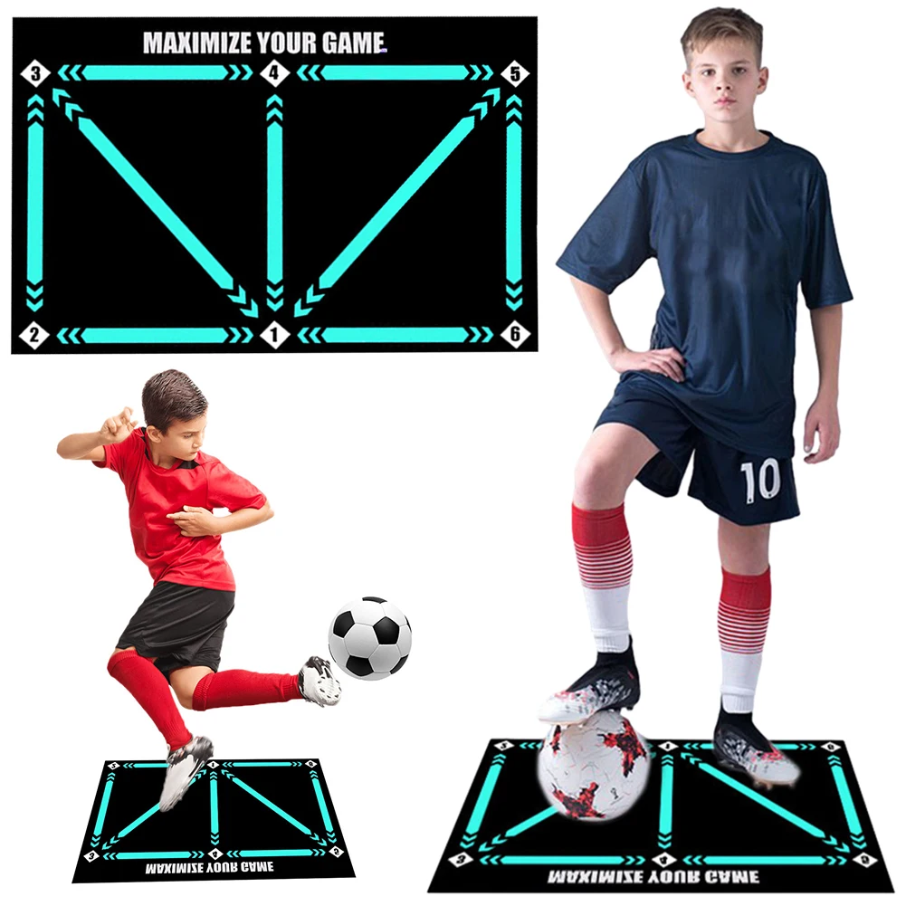 Indoor Soccer Drills Football Footstep Training Mat - Soccer Dribble ...