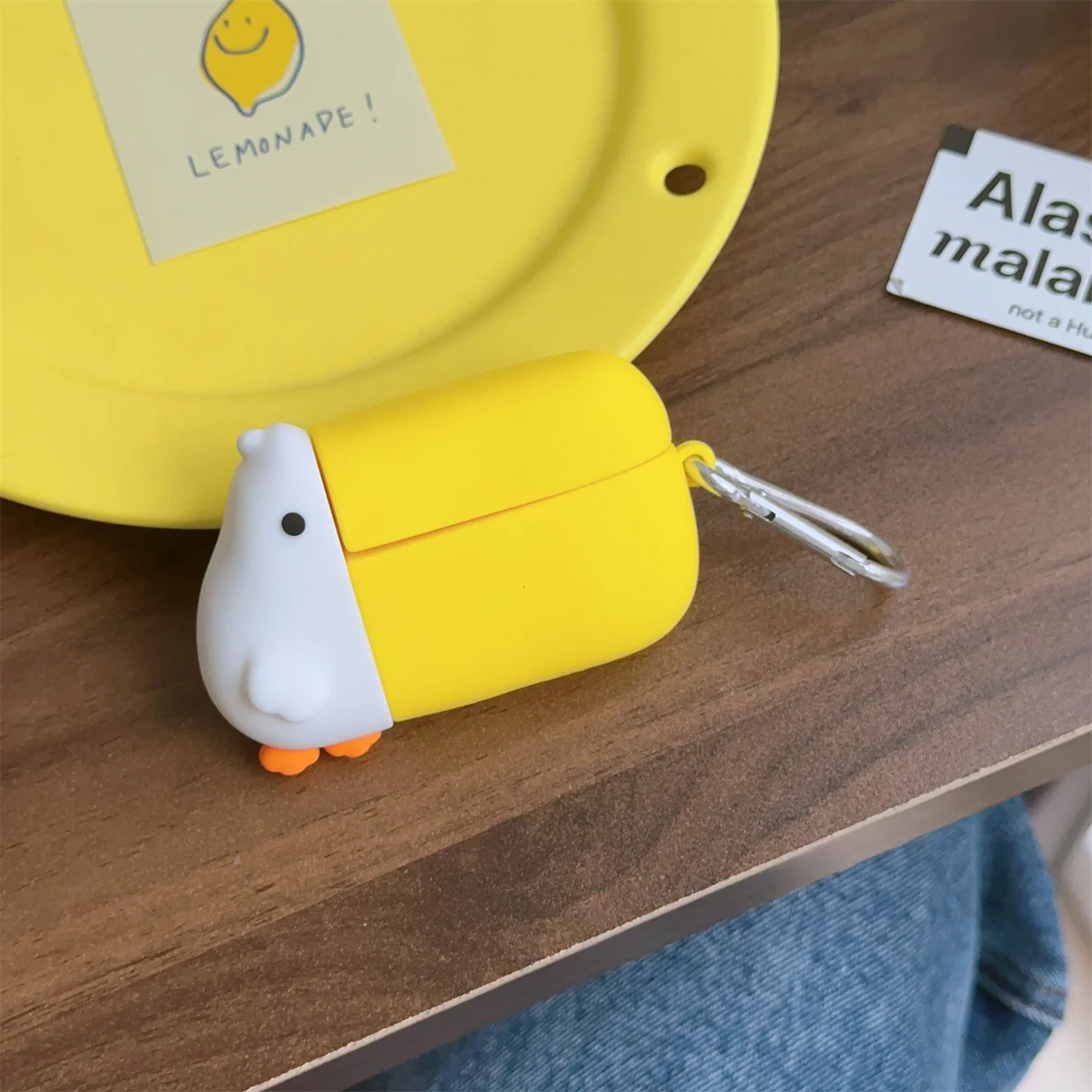 Soft-Silicon-Big-Mouth-Duck-Headphone-Protective-Cover-For-AirPods-3-2 ...