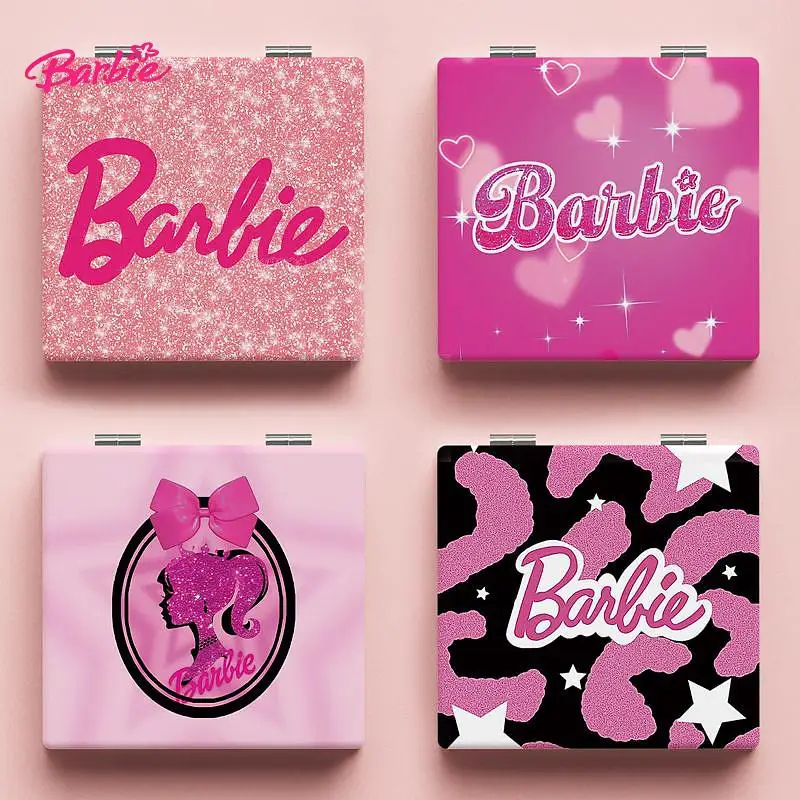 Miniso-Ins-Style-Barbie-Mirror-Retro-Style-Makeup-Mirror-Mini-Portable ...